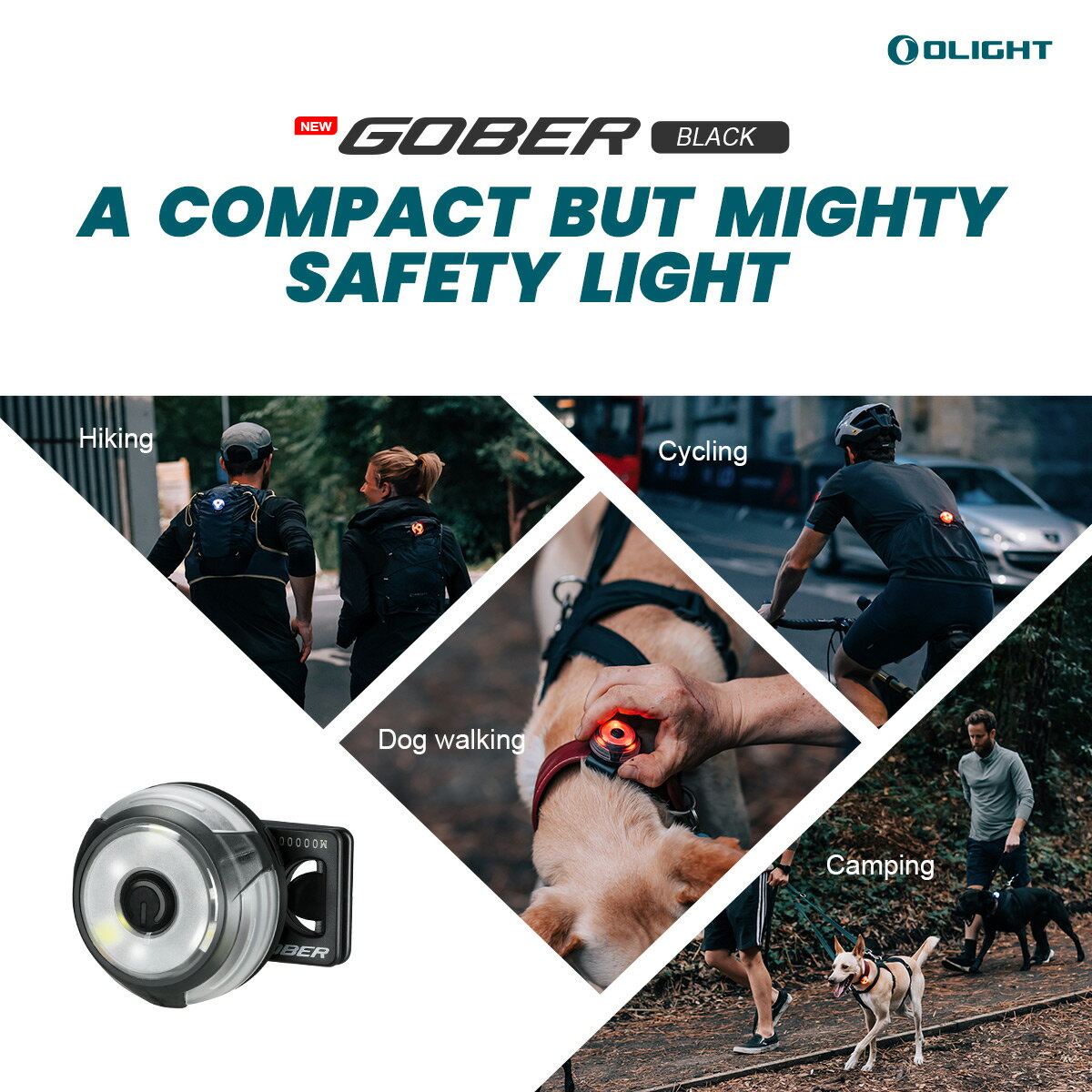 【錸特光電】OLIGHT GOBER KIT 4色安全警示燈 可充電LED燈 識別燈 信號燈 USB-C充電 露營 登山 遛狗 | 錸特光電 ...