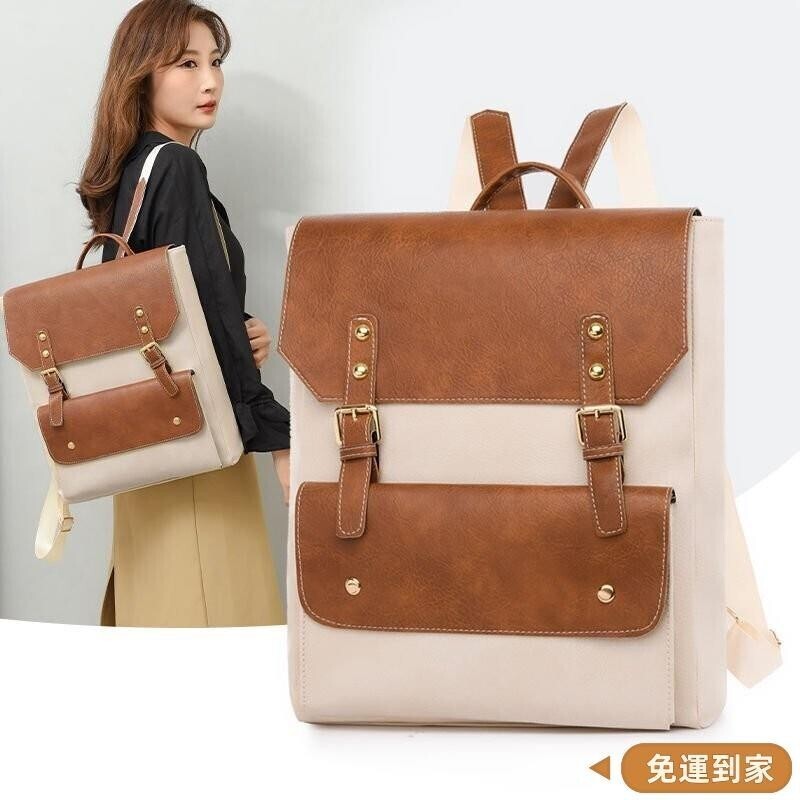 限時下殺🚀熱銷熱銷雙肩包女2025新款韓版複古英倫學院風大學生書包簡約百搭校園背包 NBRO | 常鴻萬貨行 | 樂天市場Rakuten