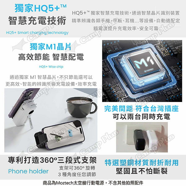 【Moztech】太空艙行動電源 Lightning/Type-c 多色 太空艙 輕巧多功能口袋行動電源 露營 悠遊戶外 | 悠遊戶外露營生活館直營店 | 樂天市場Rakuten