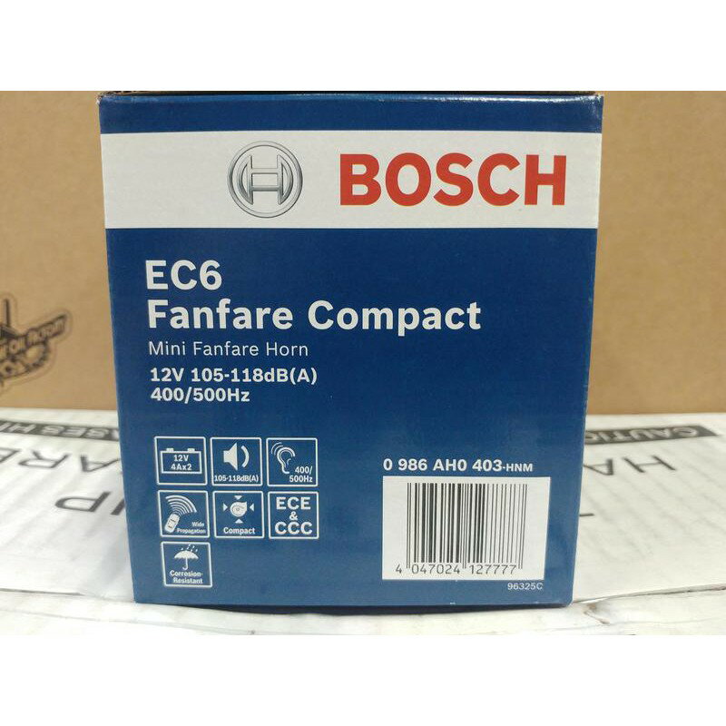 【4%點數】『油工廠』BOSCH EC6 Fanfare Compact 高低音 車用 蝸牛喇叭 Bosch【樂天APP下單限定】 | 油工廠 | 樂天市場Rakuten