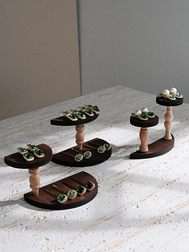 飾品展示 飾品收納 首飾展示 首飾收納 首飾展示架 復古臺戒指托金屬T型耳環收納架飾品珠寶陳列拍攝道具 | 威吉優品 | 樂天市場Rakuten