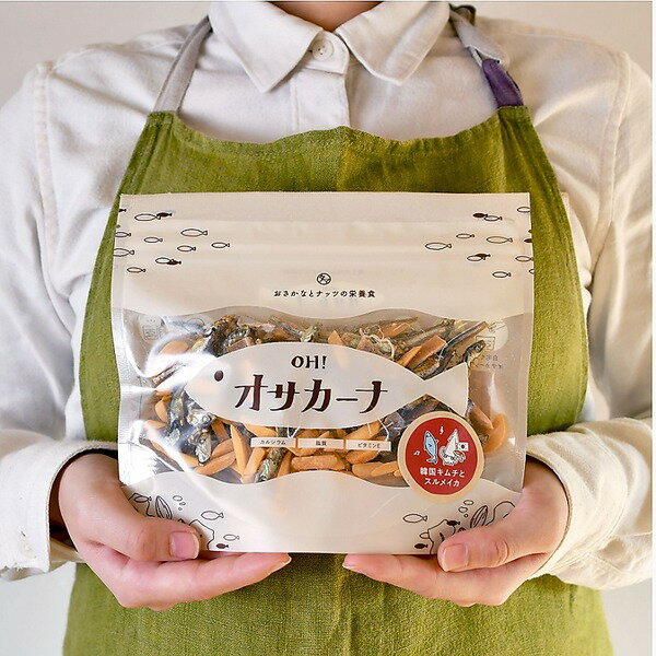 【預購】日本 OH!SAKANA 杏仁小魚乾 100g 營養零食 蒜香 醬油 奶油 芥末 柿種 無防腐劑添加 補鈣好幫手 | 舔手指日本小舖 | 樂天市場Rakuten