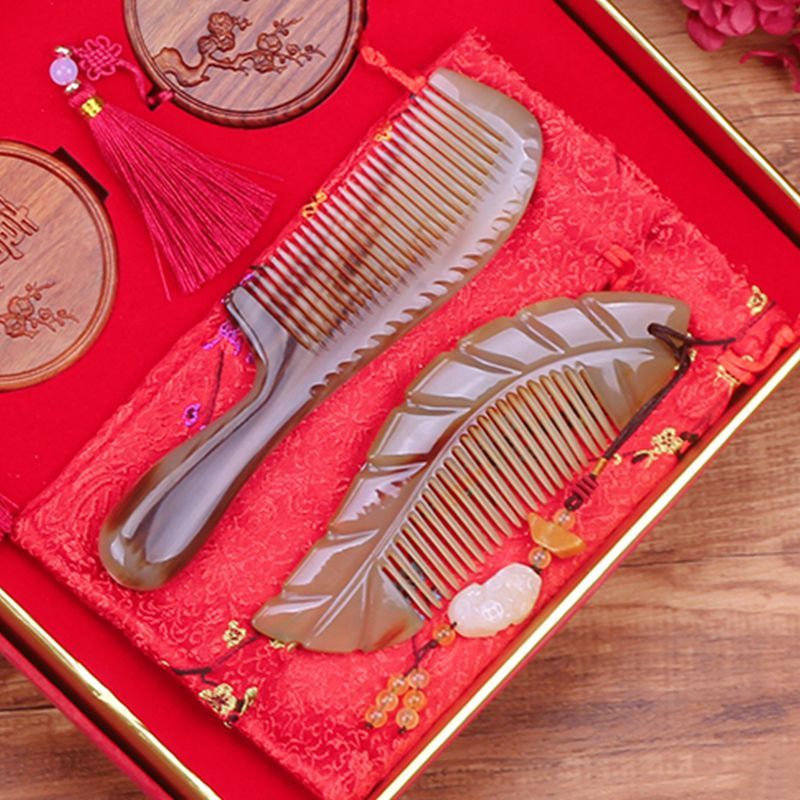 免運 伴手禮 結婚禮物 交換禮物 送禮品 結婚對梳子天然牦牛角梳子子紅色禮盒套裝一對梳刻字新娘新郎結婚工廠直銷 開立發票 特惠/售後保障 ...