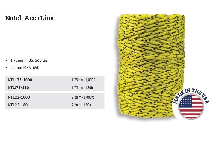 NOTCH Acculine - 2.2mm Throw Line 投擲繩/攀樹牽引繩/拋繩 NTL22-180 | 台北山水戶外用品專門店 ...