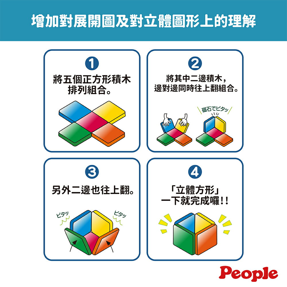 【總代理出貨】日本 People-益智磁性積木BASIC系列-恐龍世界組(2024)(3Y/磁力片/磁力積木/STEAM玩具)-快速出貨 | 唯可WEICKER直營店 | 樂天市場Rakuten