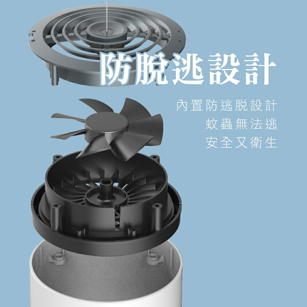 【KINYO】磁懸浮吸入式捕蚊燈 (KL-5382) 白色 USB供電 磁懸浮開關 | 靜音 臥室使用 | KINYO 官方旗艦店 | 樂天市場Rakuten