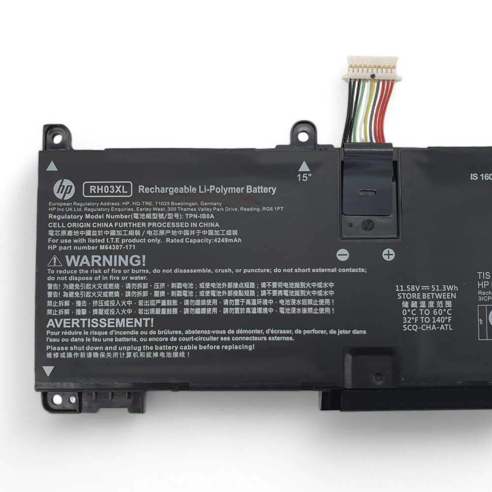 HP 惠普 RH03XL 原廠電池 430G8 440G8 440G9 440G10 450G8 450G9 450G10 455G8 ...