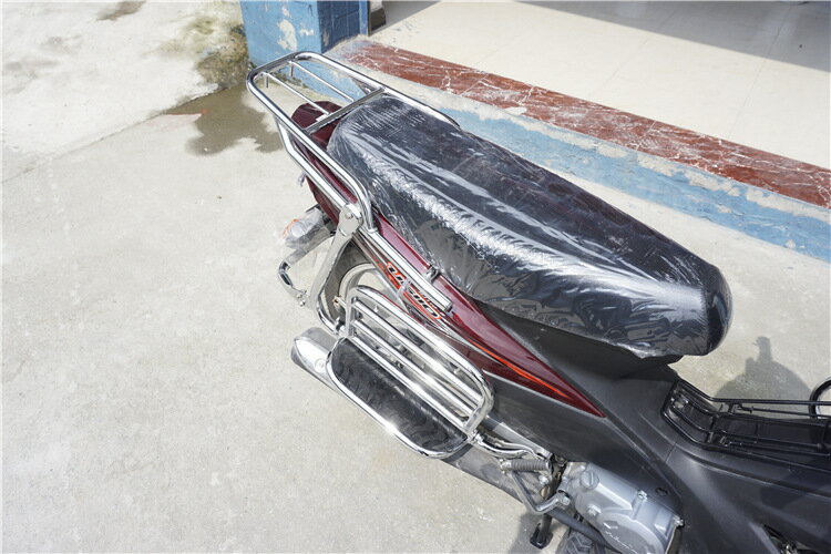 楓林宜居 適用于豪爵彎梁車UG110國四HJ110-8載重側翻板大腳踏板后貨架改裝 | 楓林宜居 | 樂天市場Rakuten