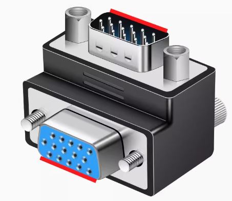 VGA3+9 15P 90度轉接頭 母對公頭帶螺絲大邊朝外(含稅)【佑齊企業 iCmore】 | 佑齊企業電子商城直營店 | 樂天市場Rakuten