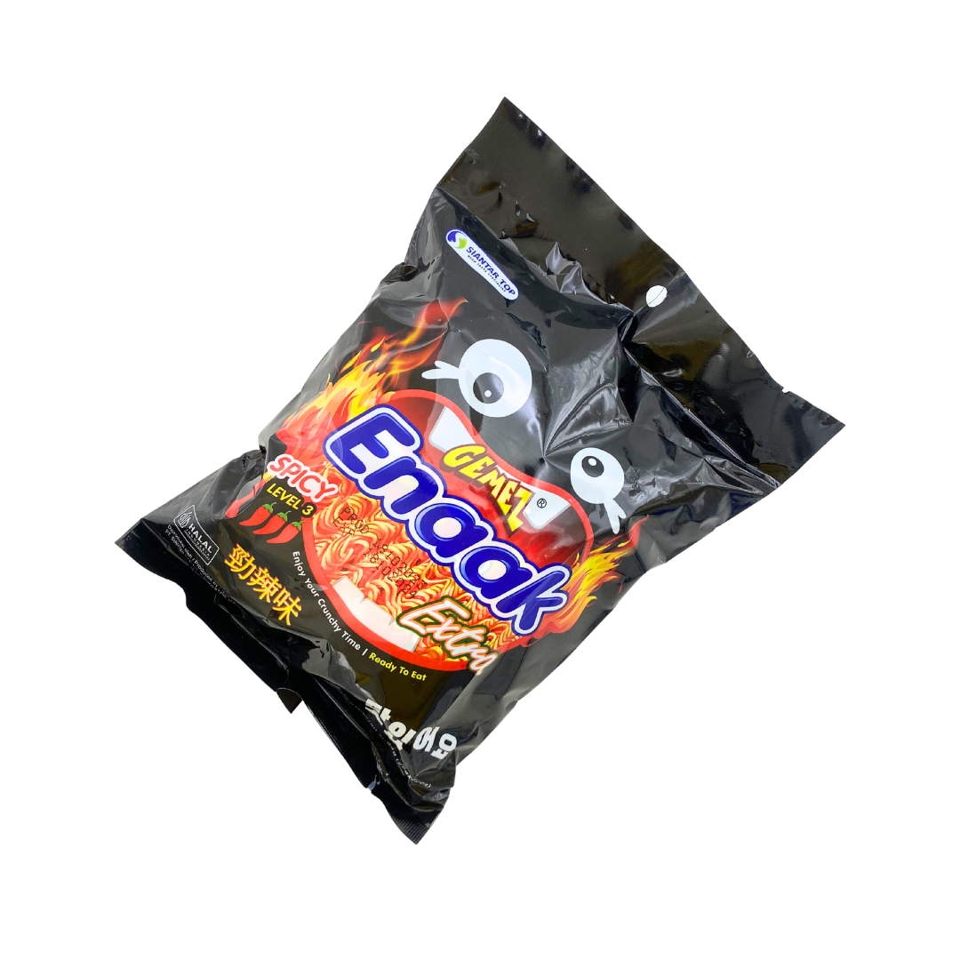 🇮🇩 印尼 Enaak Extra 袋裝 香脆 小雞點心麵 香辣 84g / 雞汁 90g / 勁辣 84g | 東芳小舖直營店 | 樂天市場 ...