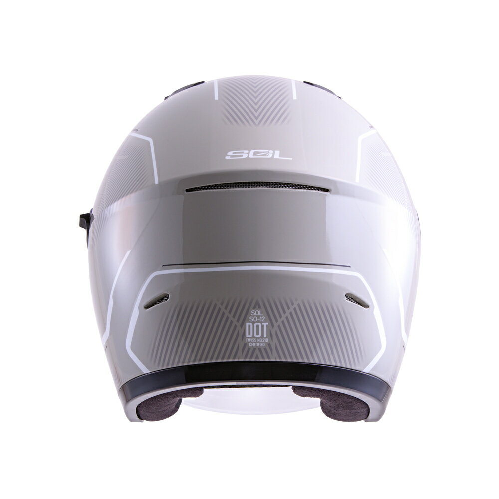 【SOL Helmets】SO-12開放式安全帽 (極光_灰/白) ｜ SOL安全帽官方商城 | SOL Helmets | 樂天市場Rakuten