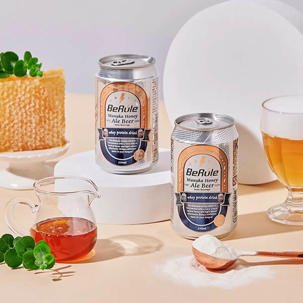 【10%點數回饋】BeRule 非酒精麥蘆卡蜂蜜愛爾啤酒口味乳清蛋白飲 330毫升 X 24入 | 好物聯網直營店 | 樂天市場Rakuten