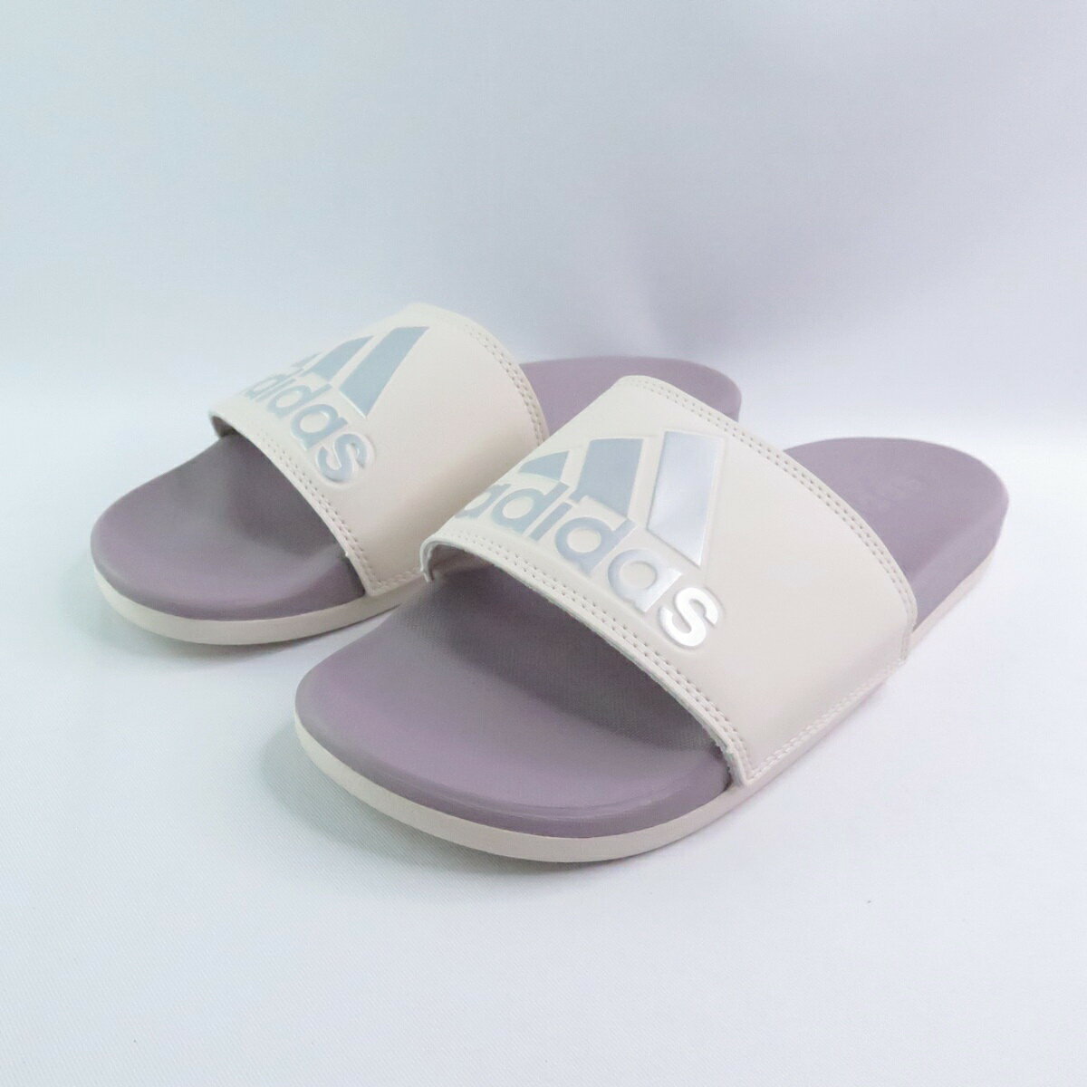 ADIDAS IG1273 男女拖鞋 ADILETTE COMFORT 海綿內襯 卡其x銀【iSport愛運動】 | ISPORTSHOP直營 ...