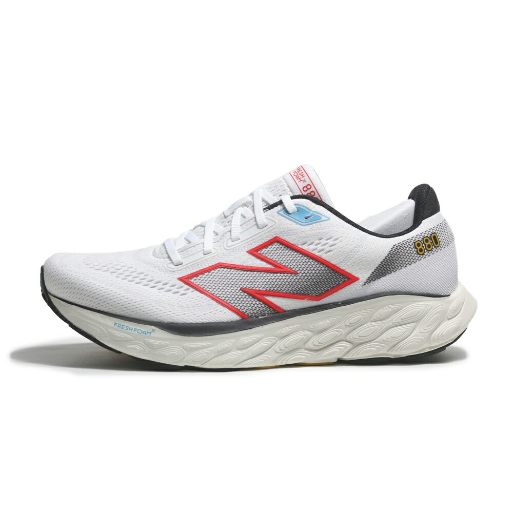 【滿額現折300】NEW BALANCE 慢跑鞋 NB 880 白黑紅 2E寬楦 男 M880C14 | 布魯克林運動流行館直營店 | 樂天 ...