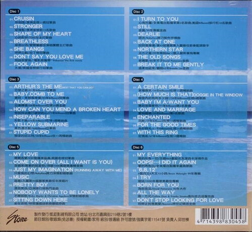 西洋情歌 1 / 6VCD | 影片 音樂 生活館直營店 | 樂天市場Rakuten