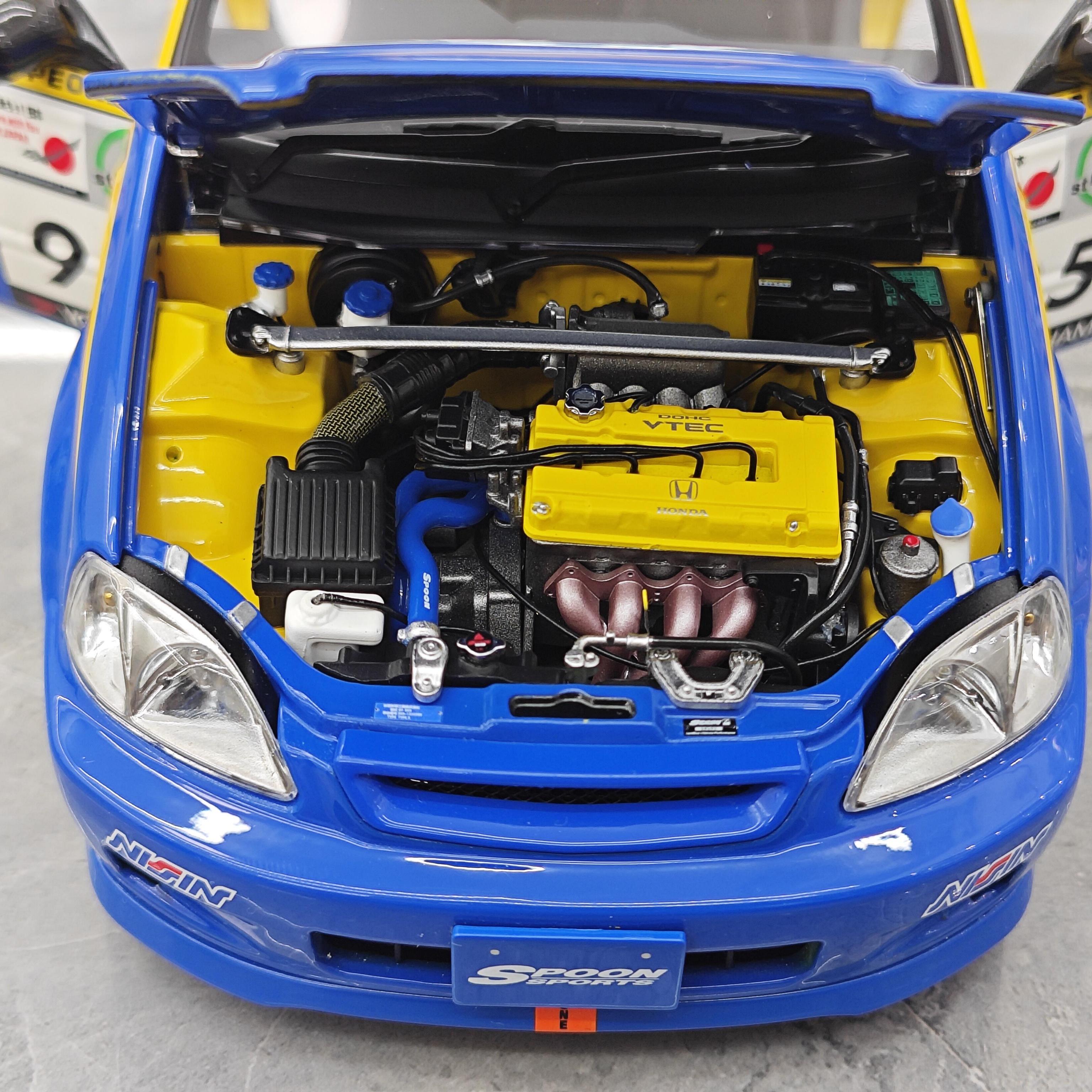 {保固一年 可打統編}MH 本田思域Civic Type R EK9限量版仿真合金汽車模型1 18收藏 | 獅子國際購 | 樂天市場Rakuten