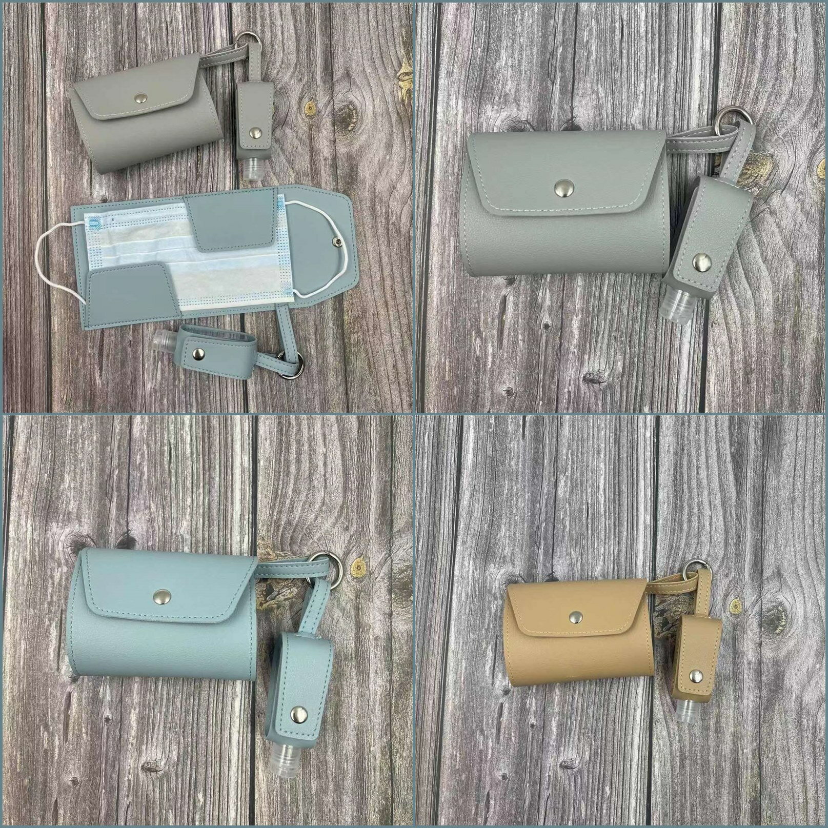 FB3292 可折疊PU口罩收納夾+洗手液皮套套裝 | 寶貝小站時尚百貨生活館 | 樂天市場Rakuten