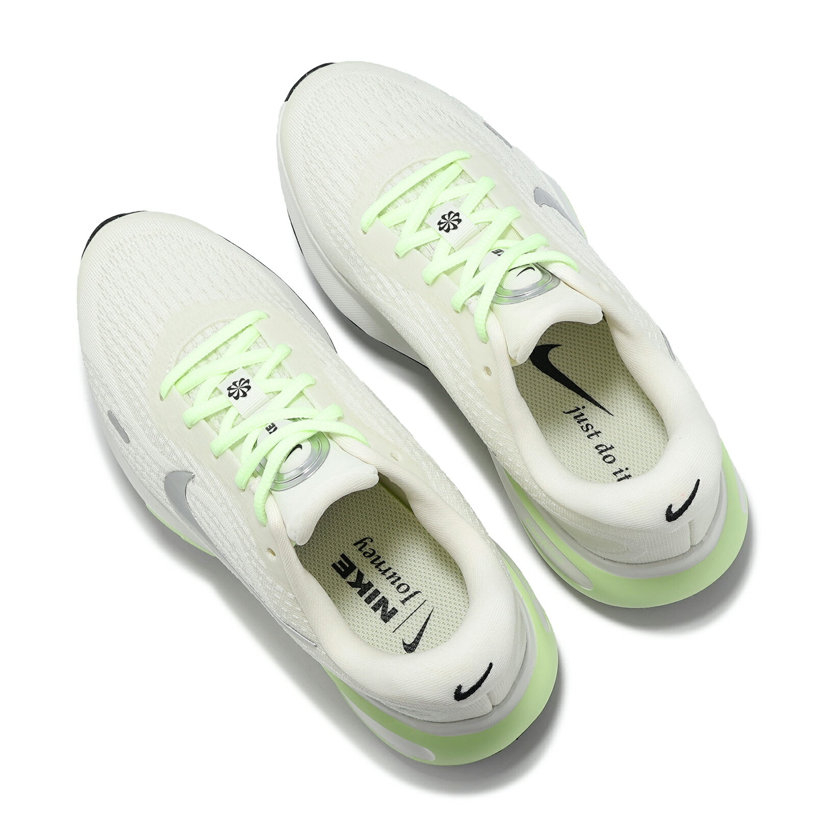 Nike 慢跑鞋 Wmns Journey Run 女鞋 米 銀 緩震 反光 運動鞋 FJ7765-115 | ACS跨運動 | 樂天市場 ...