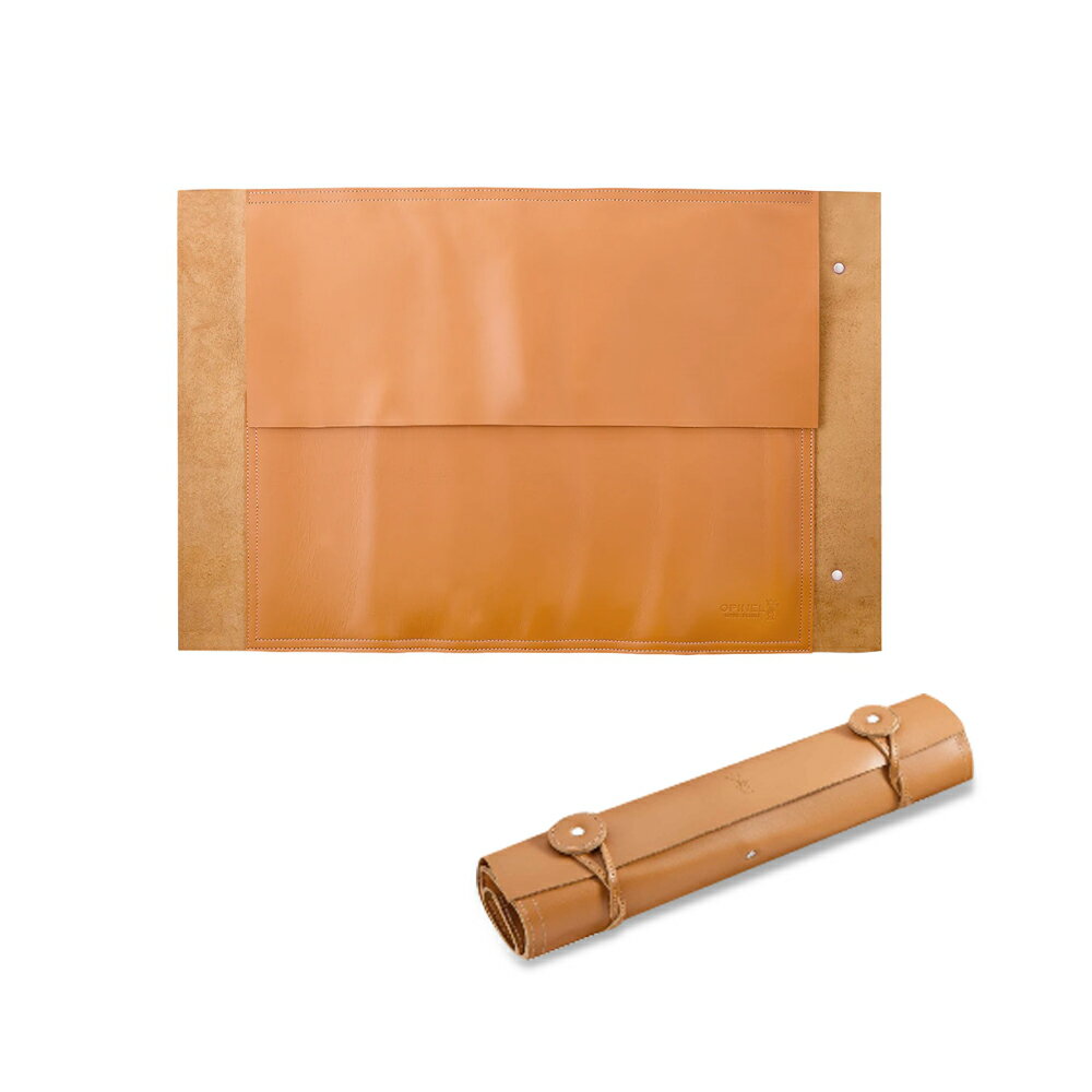 法國OPINEL Simili leather map for 8 kitchen knives 皮革廚刀收納袋(8支)#OPI_002367 ...