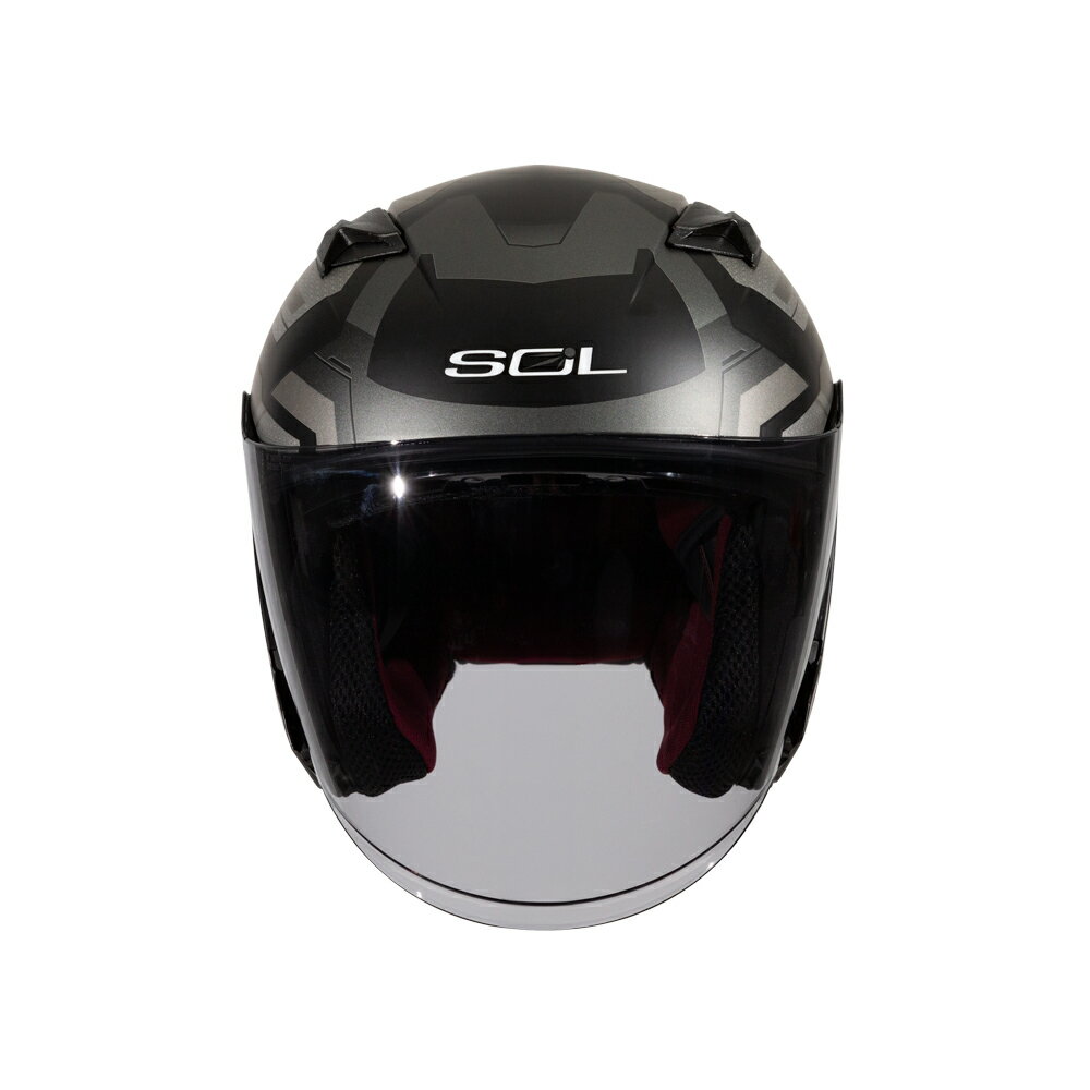 【SOL Helmets】SO-7E開放式安全帽 (星幕_黑/銀) ｜ SOL安全帽官方商城 | SOL Helmets | 樂天市場Rakuten