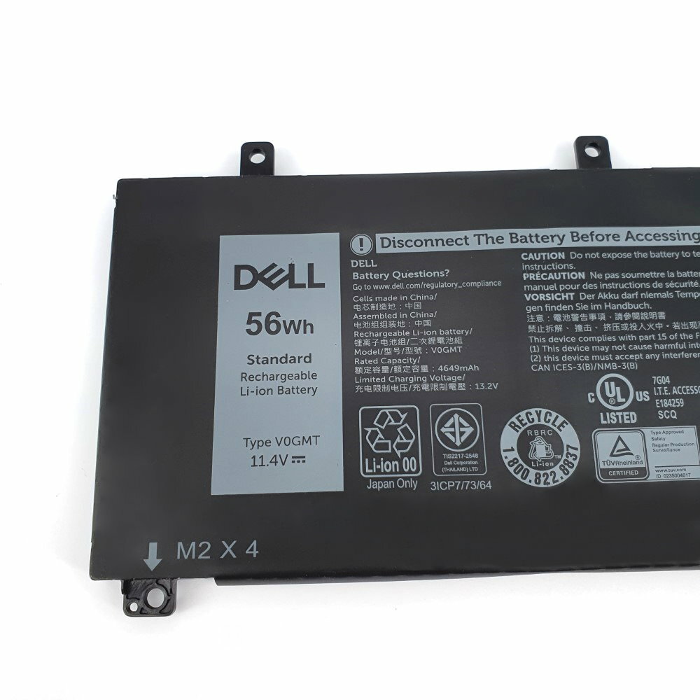 戴爾 DELL V0GMT 3芯 電池 Vostro 15 7500 0NCC3D TJDRR 4K1VM Dell G7 17 7700 ...