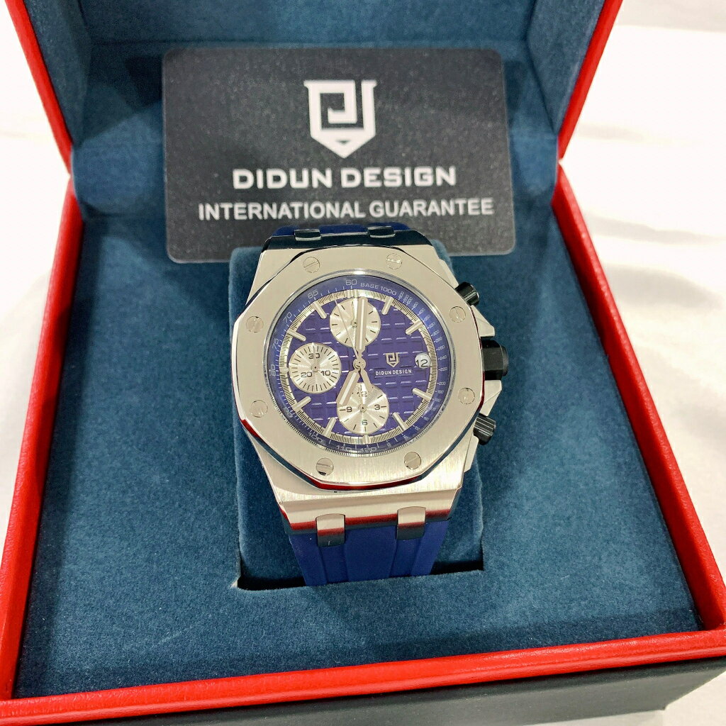 (6色可選)(Little bee小蜜蜂精品) DIDUN 迪頓 石英款 真三眼計時橡膠錶 | Little bee小蜜蜂精品 | 樂天市場Rakuten