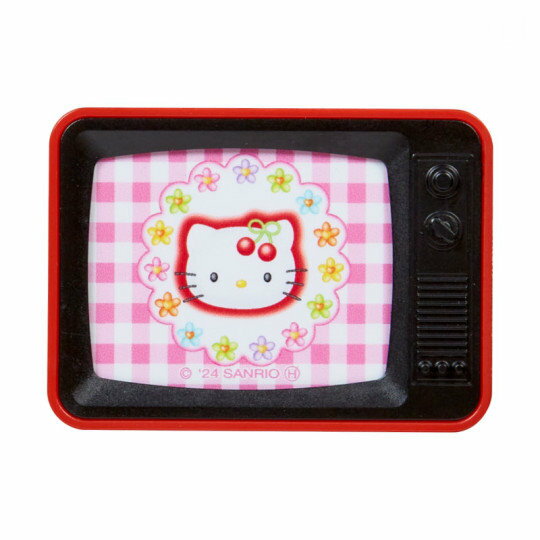 asdfkitty*日本製 KITTY 50週年紀念 復古電視機造型磁鐵-粉方格-冰箱貼 裝飾磁鐵-正版商品 | asdfkitty可愛家精品店直營店 | 樂天市場Rakuten