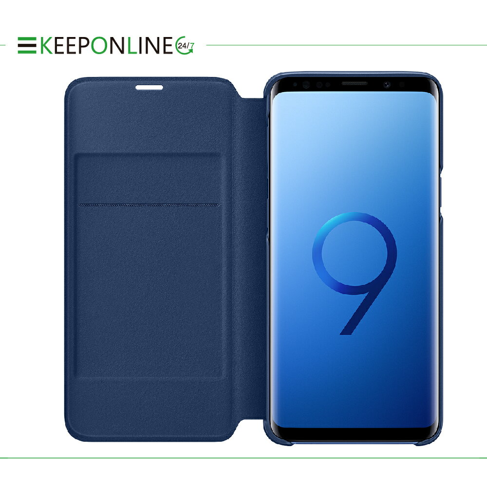 SAMSUNG Galaxy S9 LED 原廠皮革翻頁式皮套 (盒裝) | keeponline247 | 樂天市場Rakuten