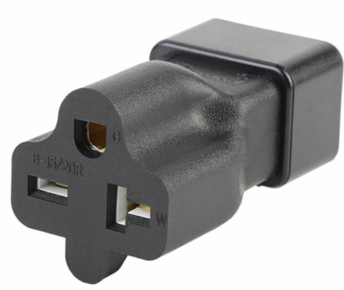 IEC320 C20公 轉 NEMA 6-15/20R 母 轉接頭C20 TO 6-15/20R (含稅) 【佑齊企業 iCmore】 | 佑 ...