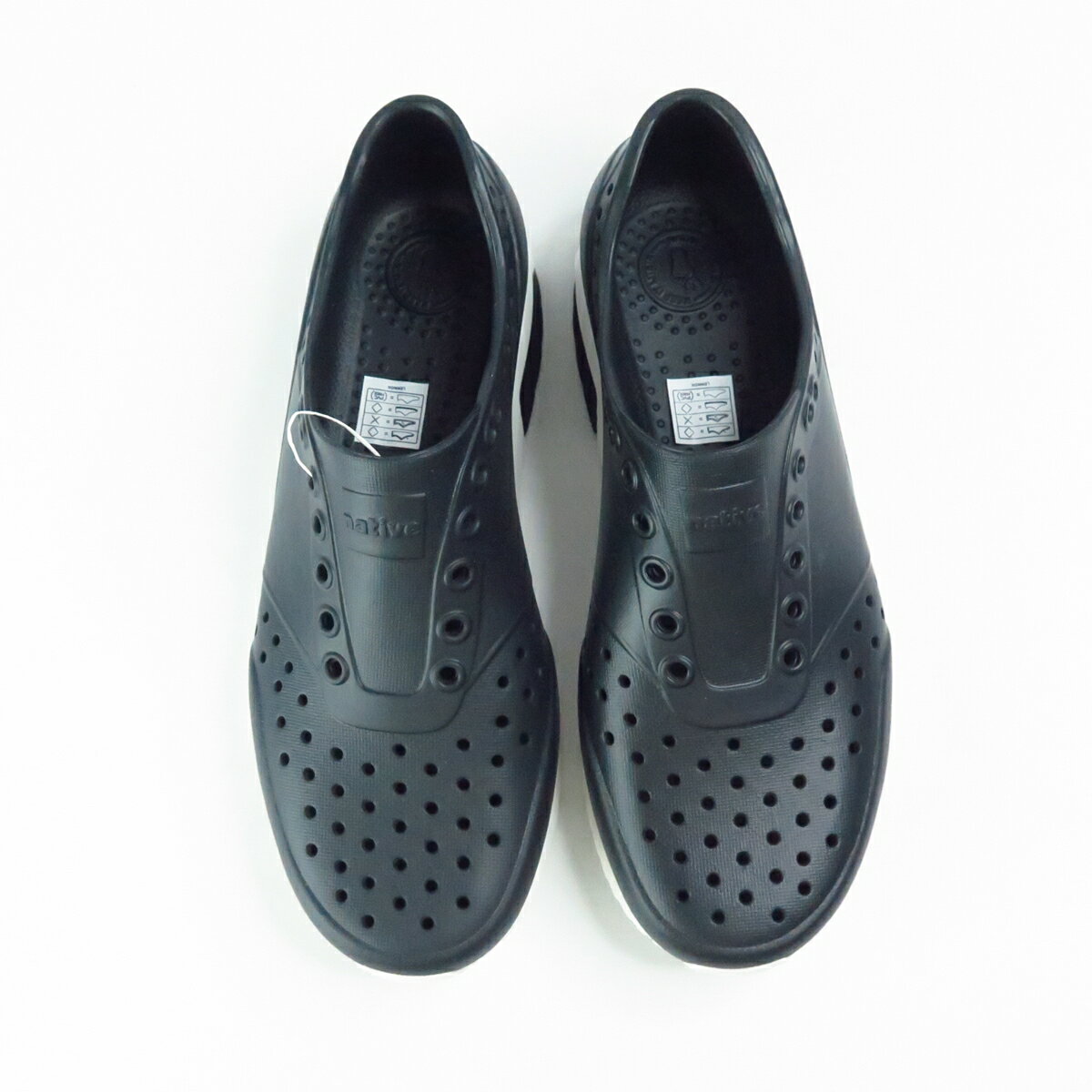 Native LENNOX 男女款 洞洞鞋 防水 111050001105 瞬黑x貝殼白【iSport愛運動】 | ISPORTSHOP直營店 ...