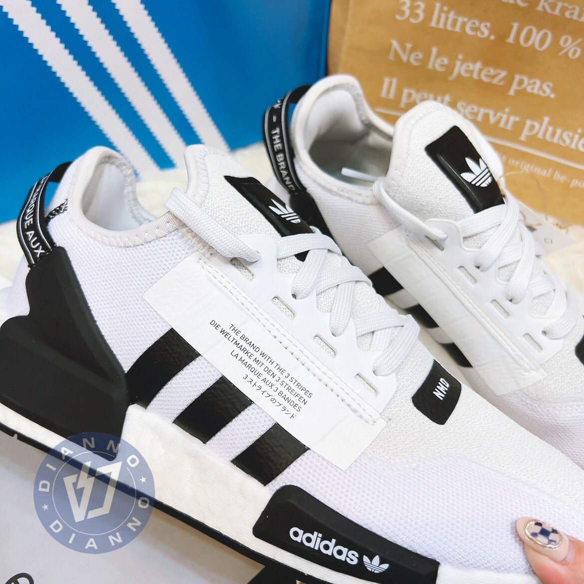 帝安諾-實體店面 Adidas Original NMD_R1 V2 男女鞋 情侶款 熊貓配色 黑白 白 GX6368 | DIANNO直營店 ...