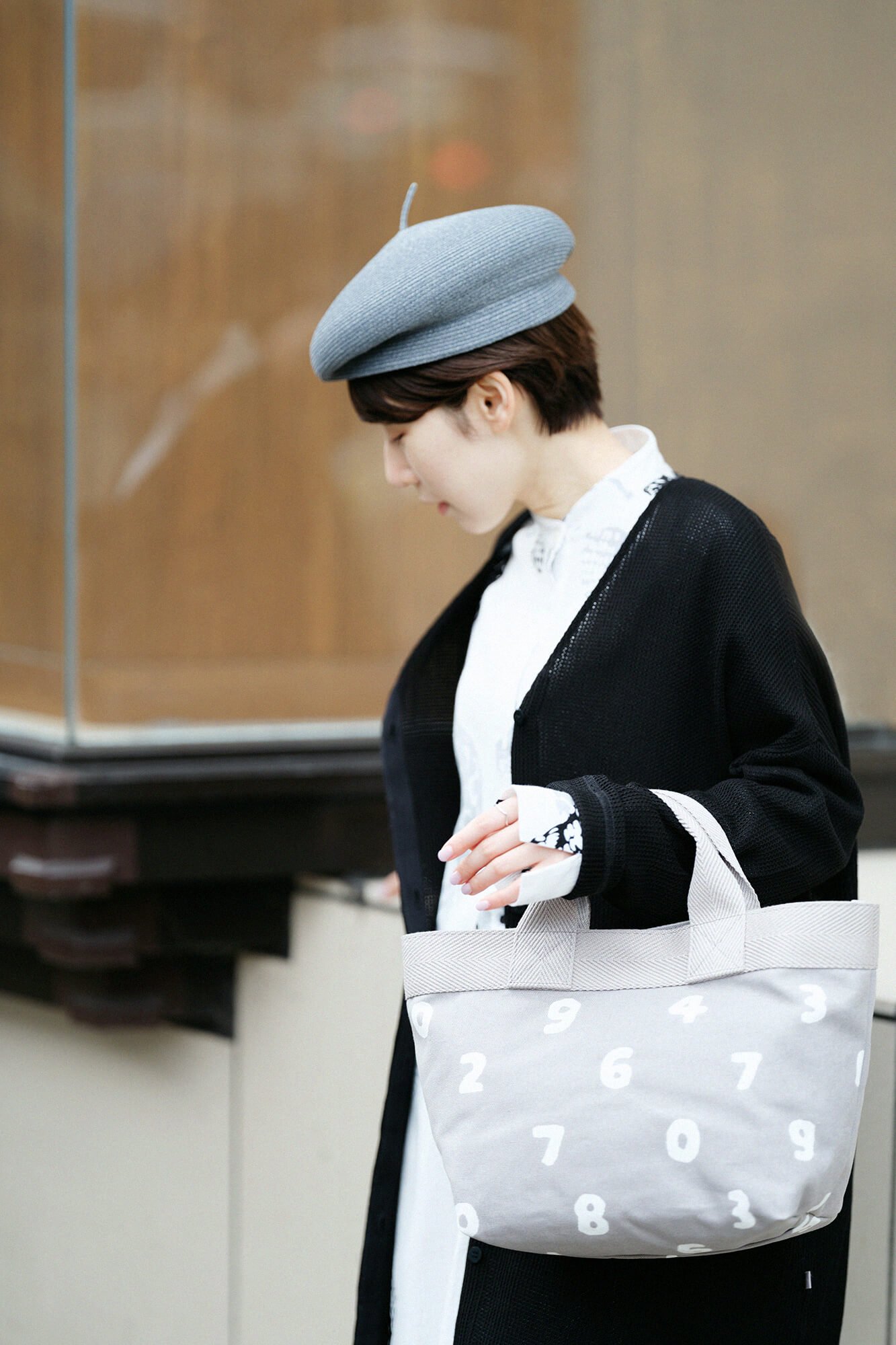 現貨 SOU SOU sousou Yousou. Y.托特包 A4 日本製 十數灰色×白色 | 姬子的動物園 日貨選物所 | 樂天市場Rakuten