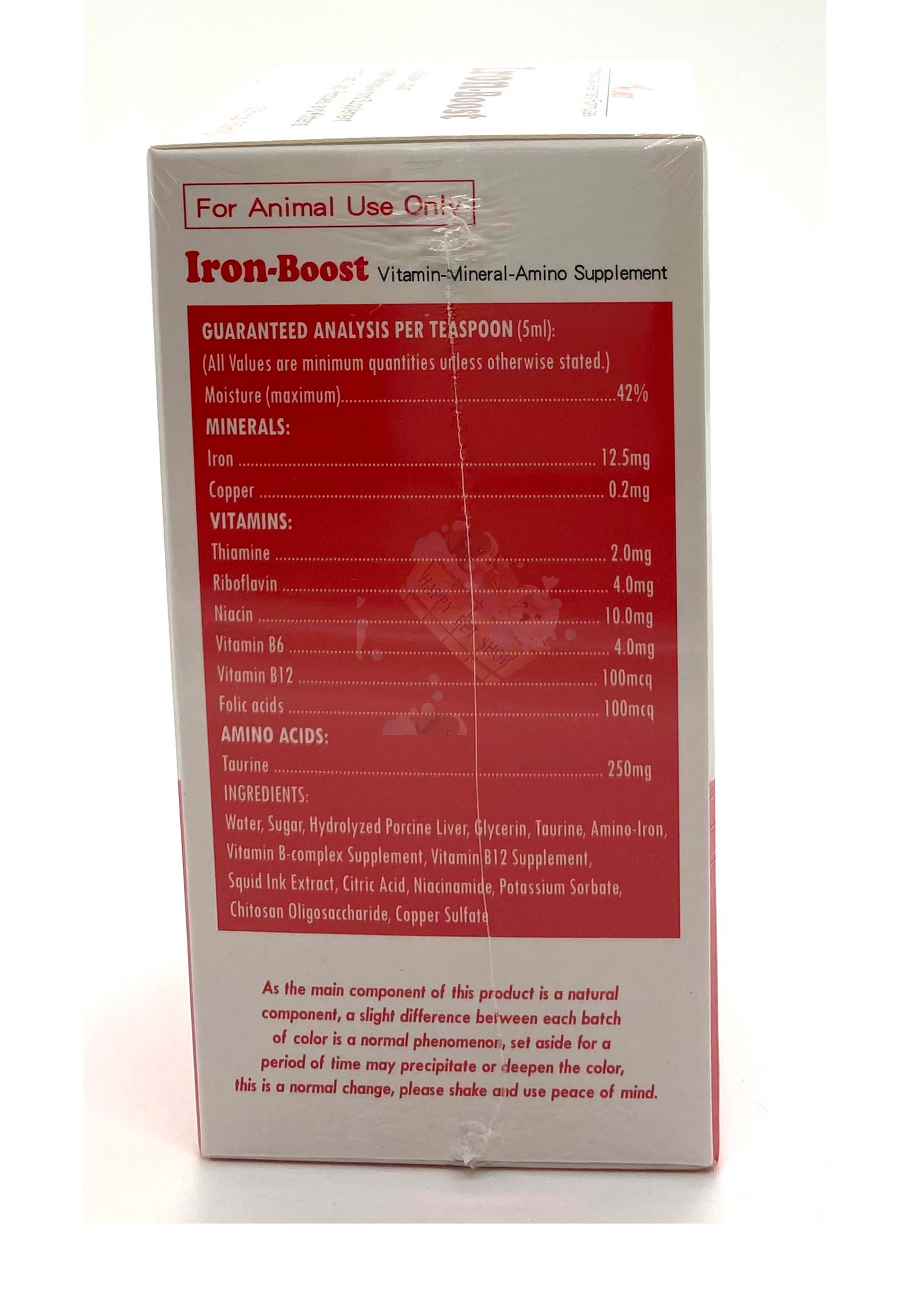 J.Vet 救補血 Iron-Boost 60ml 胜肽機能保健品 營養液 | HAPPY Pet Shop | 樂天市場Rakuten
