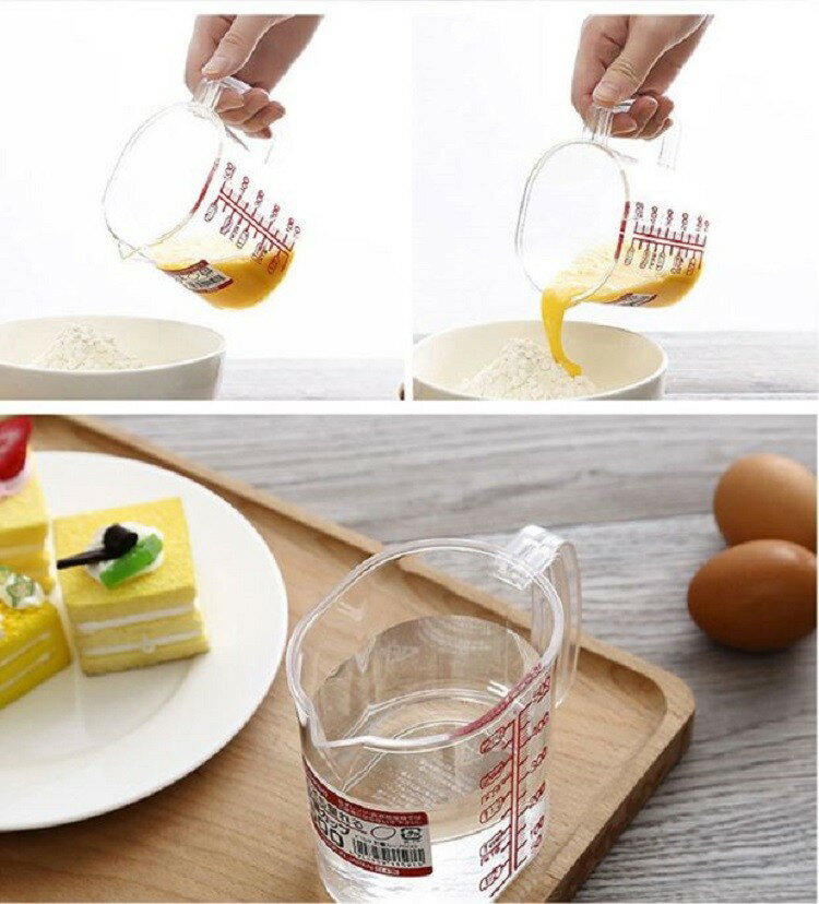 asdfkitty*日本製 NAKAYA透明量杯-200ml-液體.粉類都可以量 | asdfkitty可愛家精品店直營店 | 樂天市場Rakuten