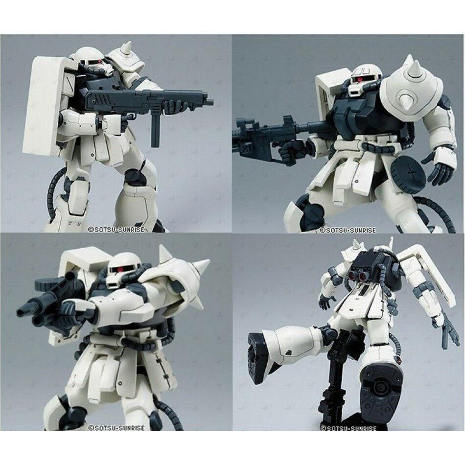 【鋼普拉】現貨 BANDAI 鋼彈模型 HGUC 1/144 #107 Zaku 薩克 II F2 MS-06F 白狼 | 鋼普拉 eye攝影直營店 | 樂天市場Rakuten