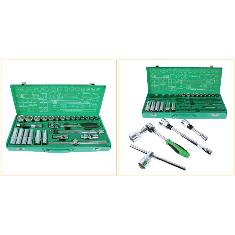 【Pro'sKit 寶工】SK-42601M 12.5mm 26件套筒工具組 表面5u精工電鍍 汽車保養DIY必備 | SUEY23320722 | 樂天市場Rakuten