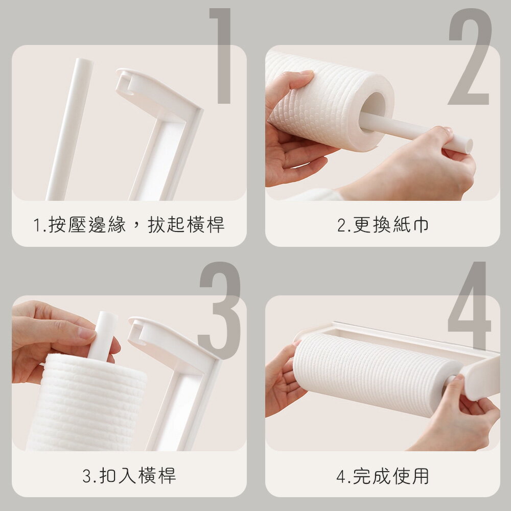 廚房紙巾收納架 磁吸壁掛 紙巾置物架 廚房 收納架 無痕安裝 免打孔 掛牆 收納紙巾 掛架 紙巾架 | 一號店數碼 | 樂天市場Rakuten