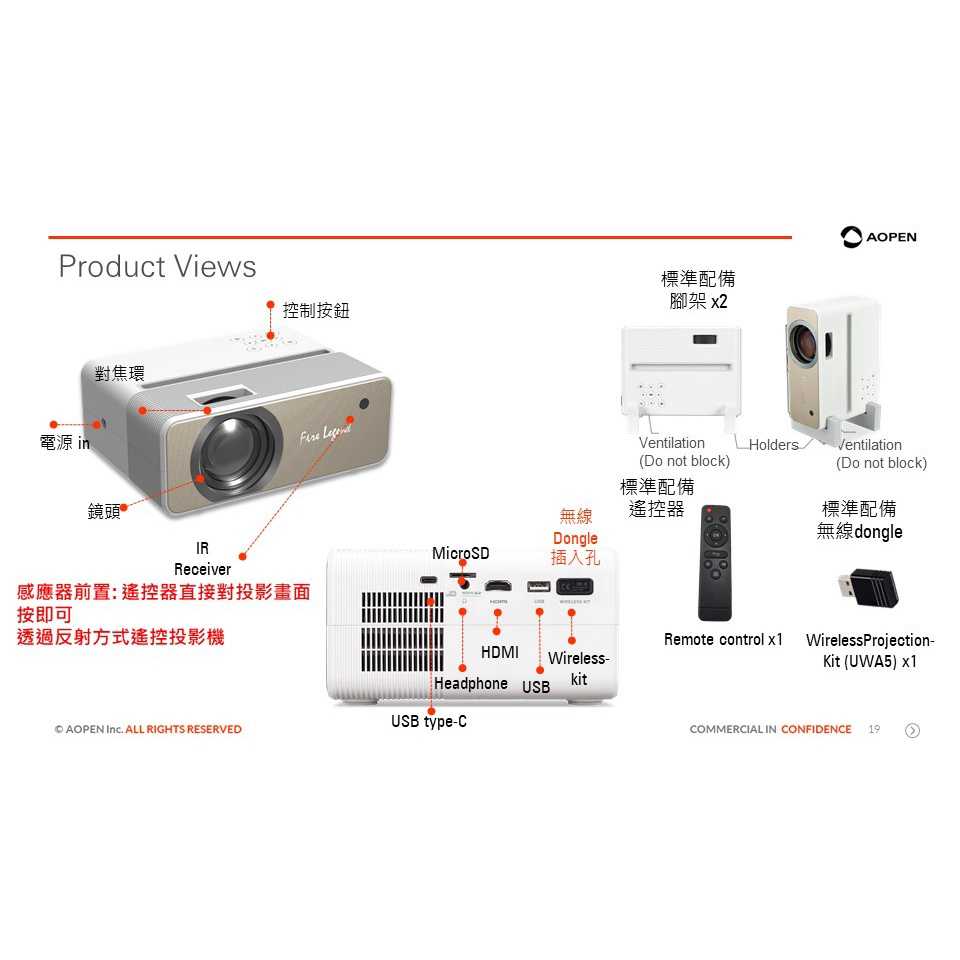 強強滾生活-AOPEN QF12 1080p高畫質 個人無線劇院投影機 小型投影機 微型投影機 | JUMP星球 | 樂天市場Rakuten