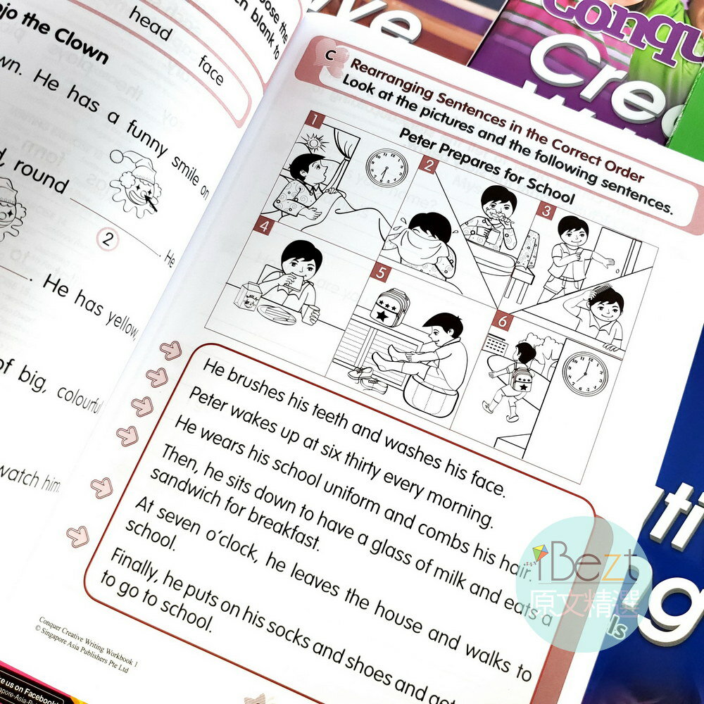 Conquer Creative Writing(六冊) | 創意寫作 |外文 | SAP | 教材 |詞彙 |語法 |填空 |閱讀 |改錯 ...