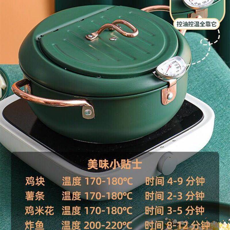 304不銹鋼油炸鍋 2024cm可控溫 天婦羅 炸鍋 小型鍋 迷你油炸鍋 電磁爐 燃氣 煤氣煎鍋 日本小型炸鍋 油鍋 | 不二屋 | 樂天市場Rakuten