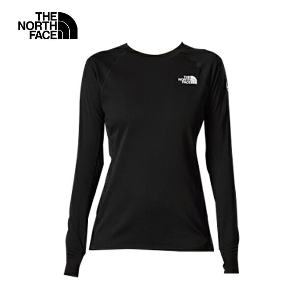 美國[The North Face]W SUMMIT PRO 120 CREW TOP / 女款圓領排汗快乾保暖T(黑)《長毛象休閒旅遊名店 ...