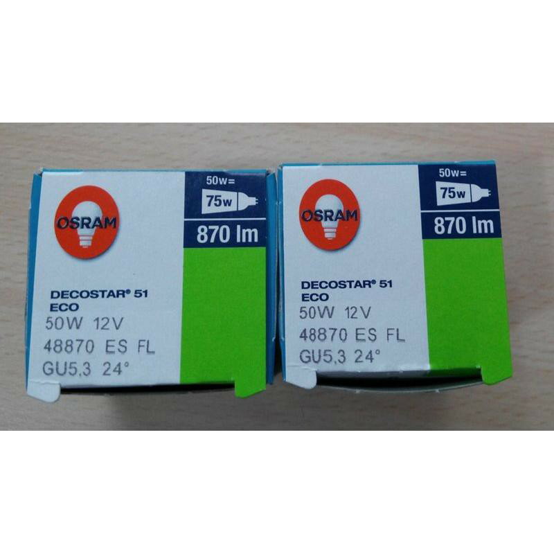 OSRAM 歐司朗 MR16 48870 ES IRC10°,24°,36°,60° 12V 50W GU5.3鹵素杯燈 | 照明萬歲 ...