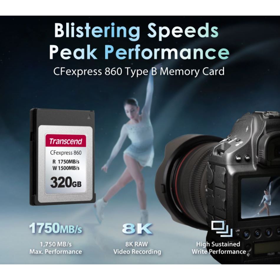 【eYe攝影】Transcend 創見 CFexpress 860 Type B 320GB 320G 高速讀寫 公司貨 | 鋼普拉 eye攝影直營店 | 樂天市場Rakuten