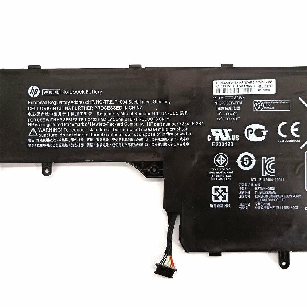 HP WO03XL 6芯 原廠電池 13-M010DX 725606-001 TPN-Q133 WO03XL | 筆電達人直營店 | 樂天市場 ...