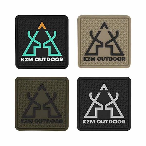 【KZM】徽章-LOGO K23T3Z10.11 黑色/卡其/軍綠/夜光 魔鬼氈設計 橡膠徽章 自由黏貼 露營 悠遊戶外 | 悠遊戶外露營生活 ...