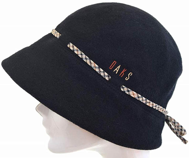 DAKS【日本代購】羊毛女士帽 秋冬款 日本製 黑色 - D8115 | 綠野春風百貨場直營店 | 樂天市場Rakuten