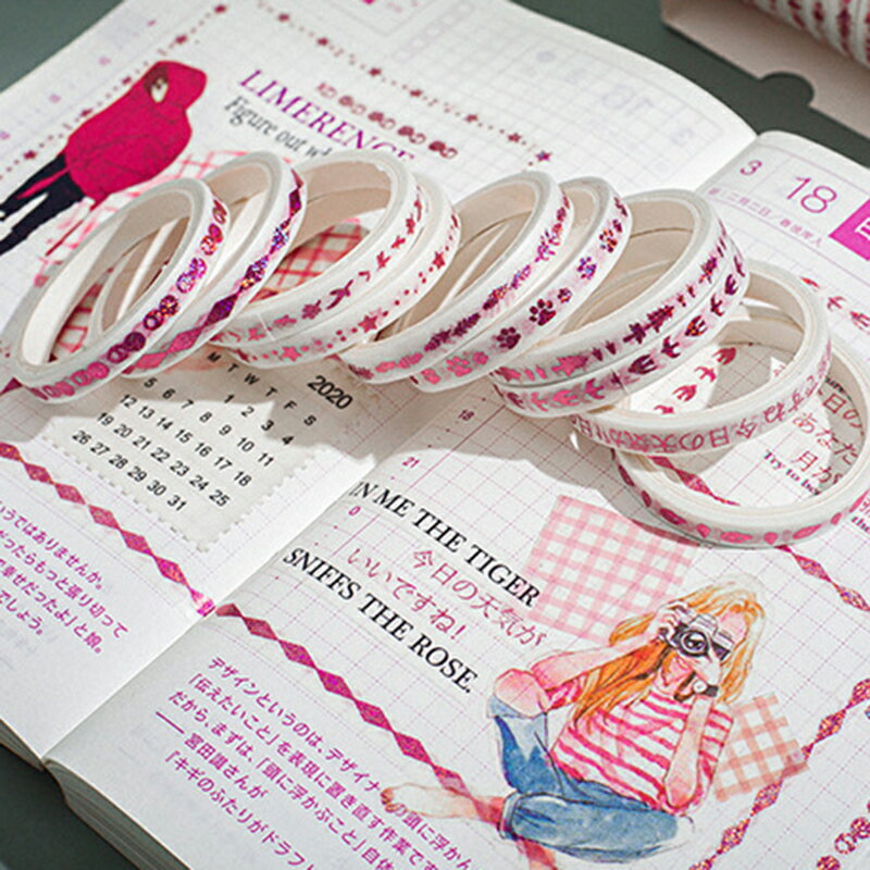 AGUGU燙金極細盒裝和紙膠帶(10卷裝) 貼紙 手帳 紙膠帶 和紙【BlueCat】【JC4242】 | BLUECAT直營店 | 樂天市場 ...