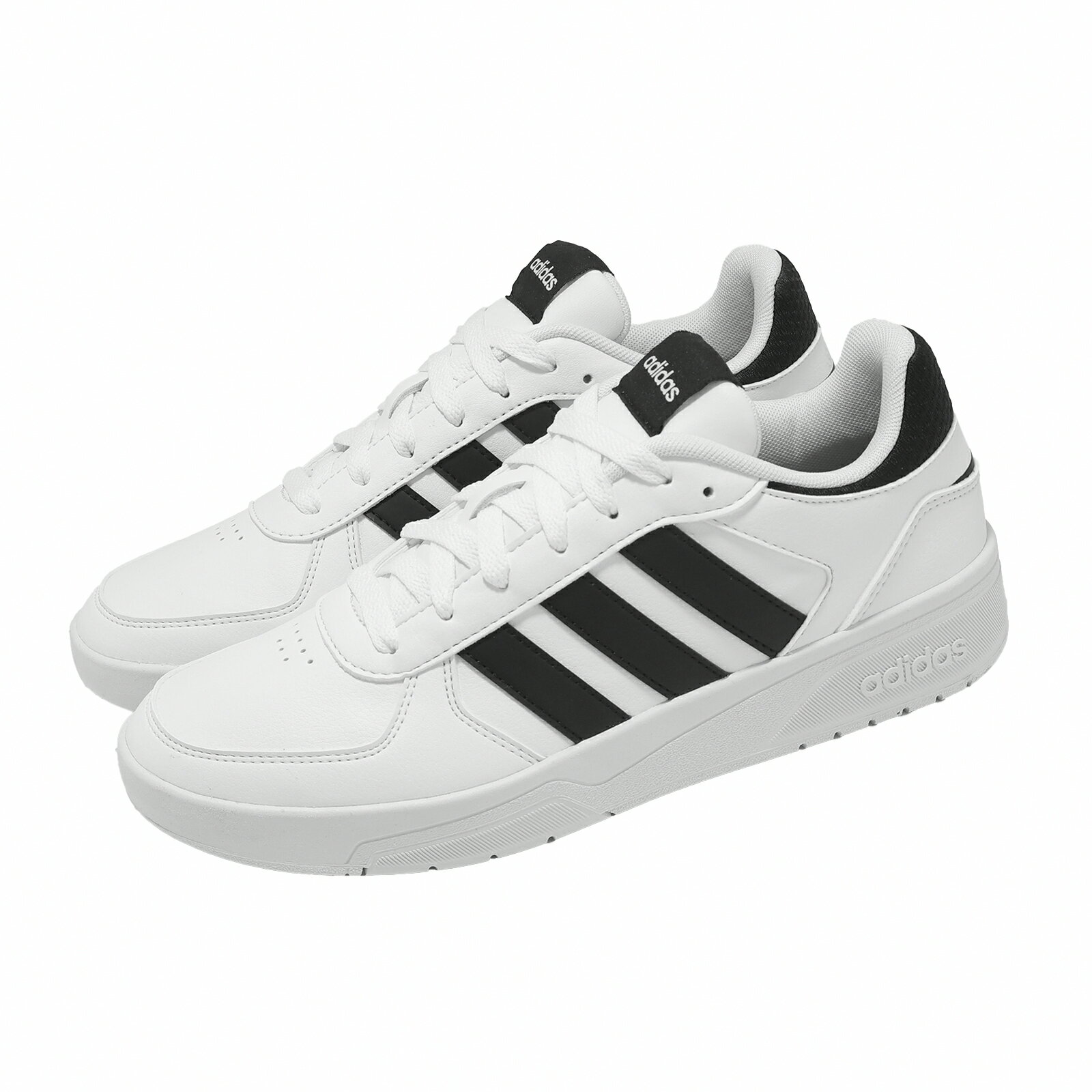 adidas 休閒鞋 Courtbeat 男鞋 白 黑 網球鞋 皮革 復古 愛迪達 ID9658 | ACS跨運動 | 樂天市場Rakuten