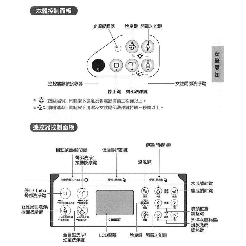 CAESAR 凱撒衛浴 TAF210 / TAF210L 瞬熱式 電腦馬桶座 除臭 烘乾 無線遙控 不含安裝【領券滿額再折千12/31止】 | INFMARC | 樂天市場Rakuten