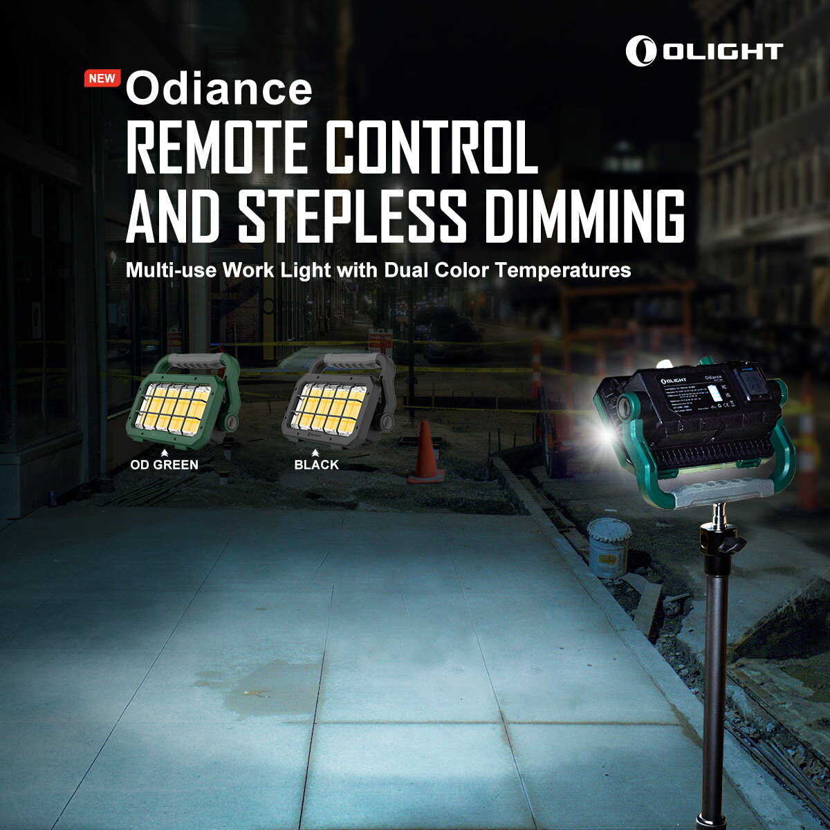 【錸特光電】OLIGHT ODIANCE 3000流明 強光LED可充電 泛光 工作燈 多色溫 無級調光 露營燈 磁吸充電 手電筒 | 錸特 ...